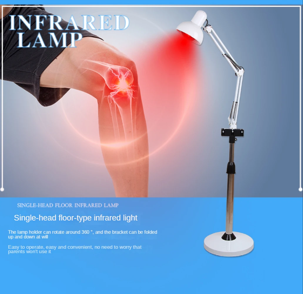 Infrared Therapy Lamp Beauty Instrument Gift Folding Lamp Holder Metal ...