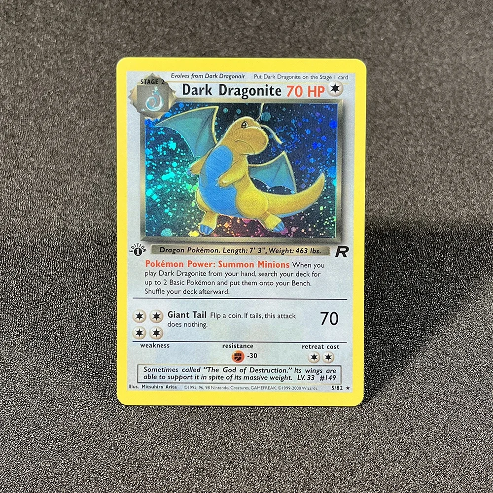 Pokémon Single Cards Classic Team Rocket Dark Charizard Dragonite Blastoise Rainbow Energy ...