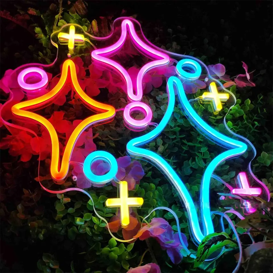 Neon Star Decoration