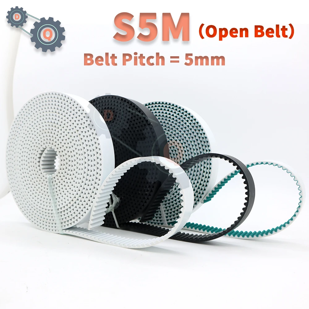 S5M Timing Belt STD5M Open Belt PU Belts Width 15mm 20mm 25mm 30mm ...