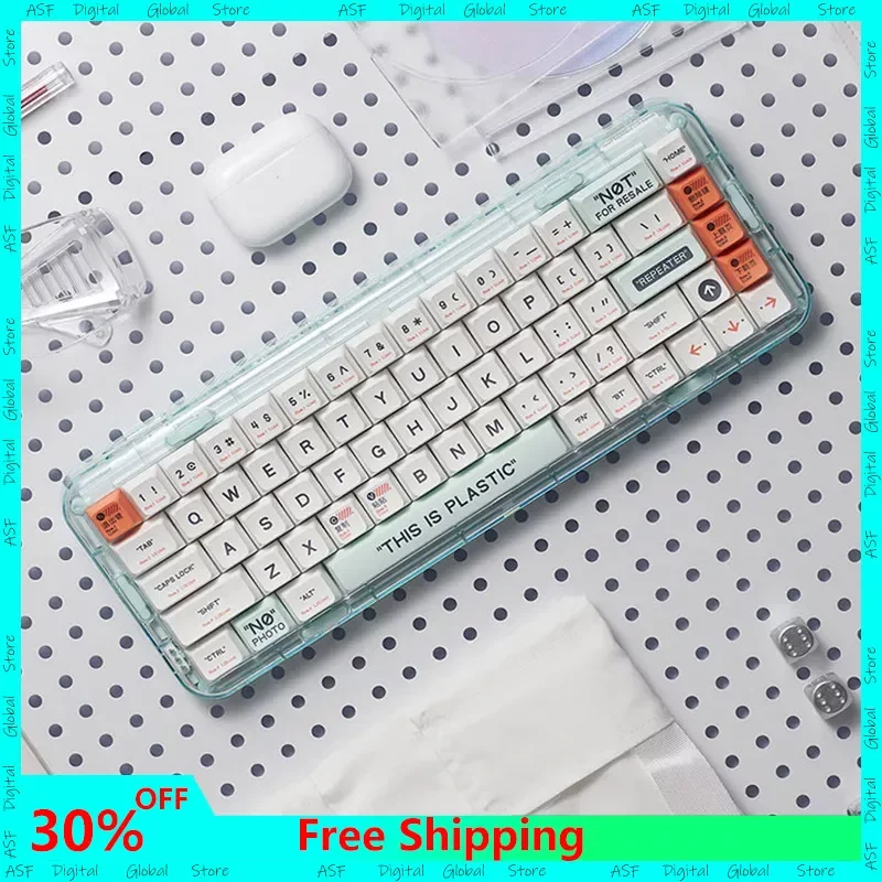 Mojo-68-Wireless-Bluetooth-Keyboards-Crystal-Transparent-Plastic-Three ...