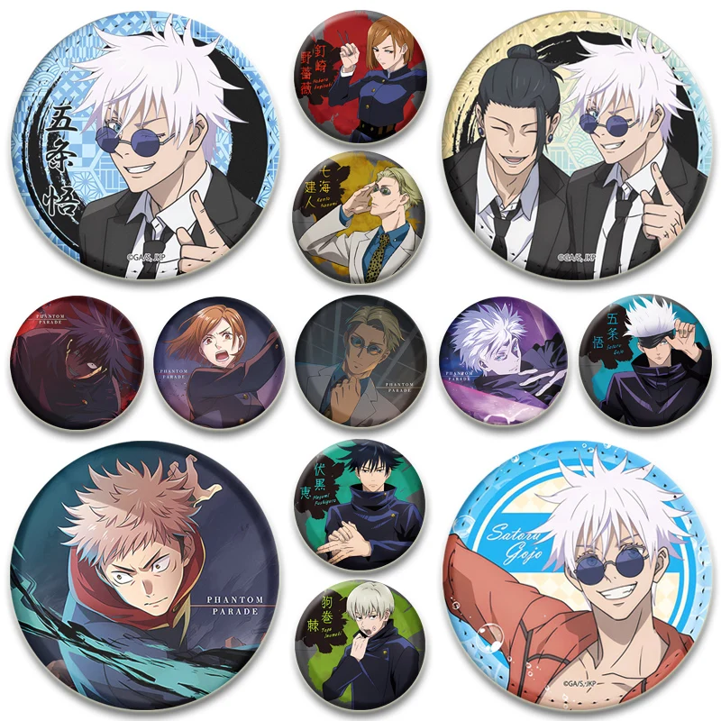 Alfileres esmaltados de Anime Satoru Gojo, Itadori Yuji Kugisaki Nobara ...
