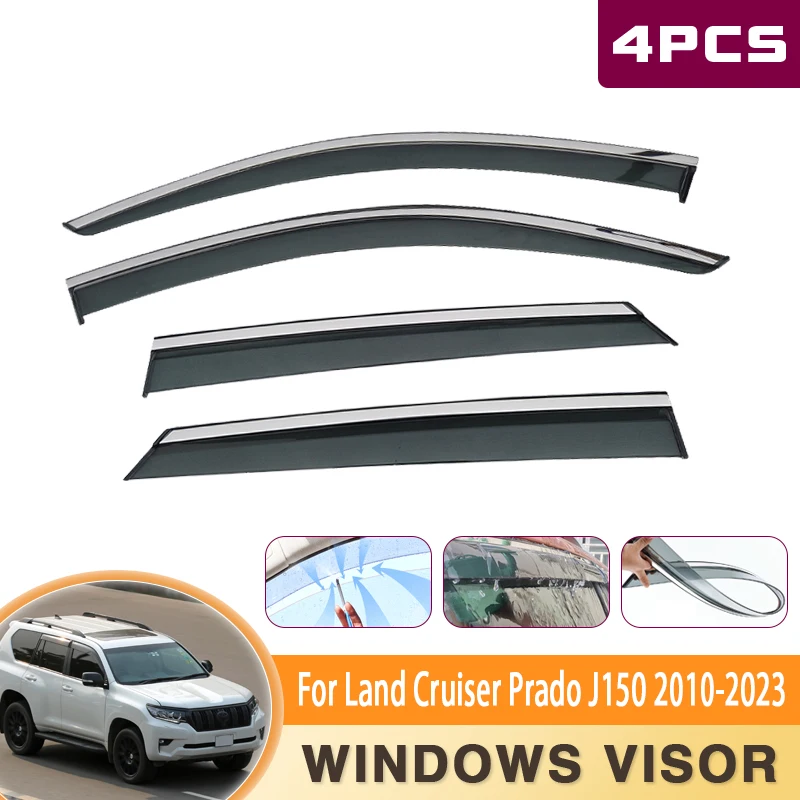 Windows Visor For Toyota Land Cruiser Prado Altitude J150 Lexus GX 400 ...