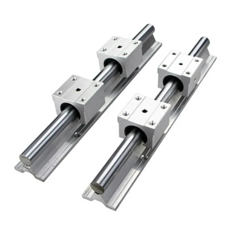 High Quality Ground Linear Guide Rail 2PCS SBR25 + 4PCS SBR25UU Linear ...