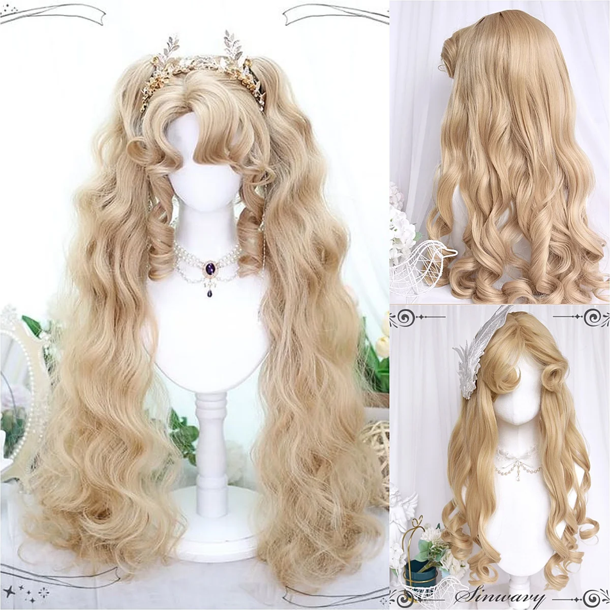 Wig-Head-Set-Center-Parted-Bangs-32-Inch-Lolita-Natural-Gorgeous ...