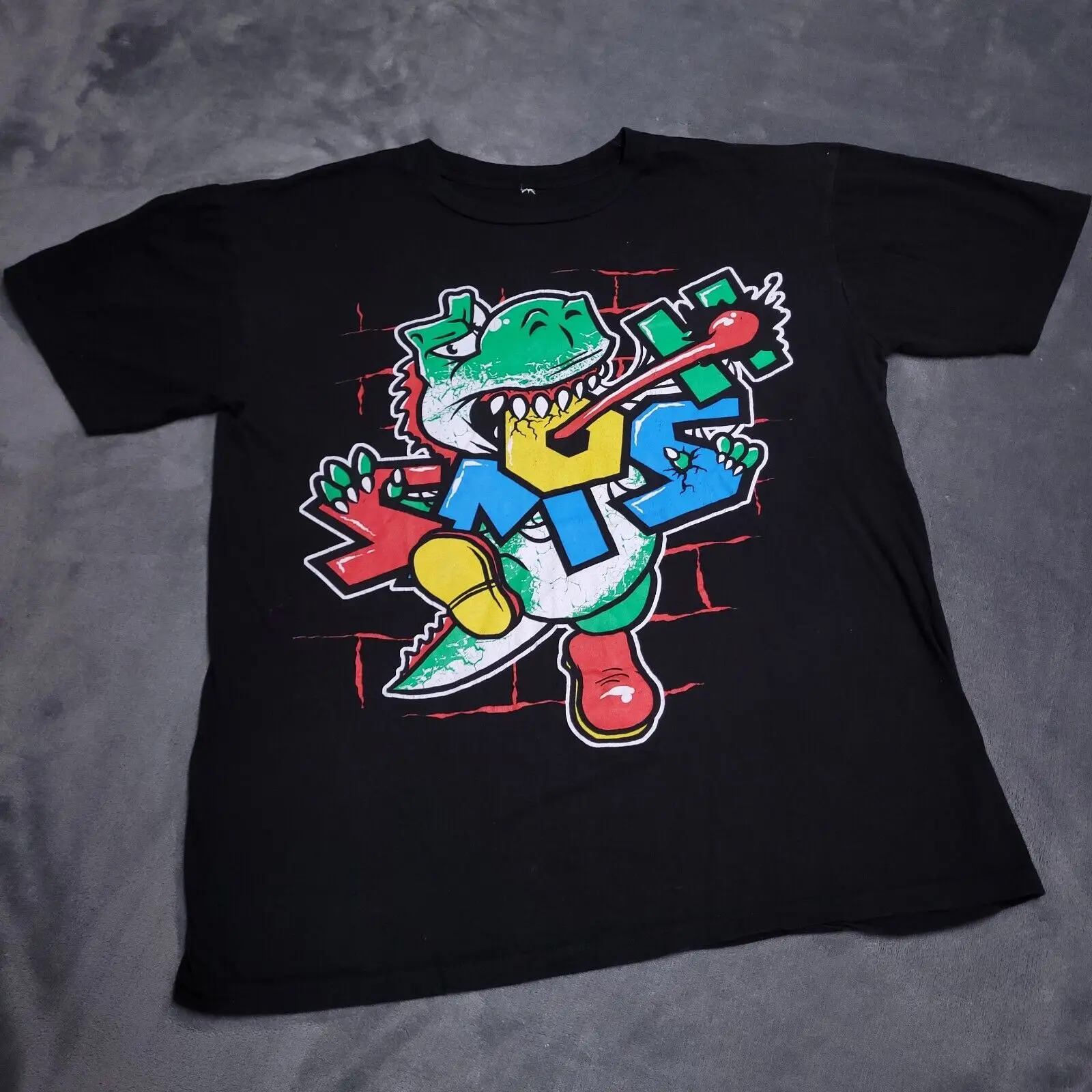 Smosh-YouTube-Evil-Yoshi-Vtg-Merch-Grail-Medium-Shirt-Black-Logo ...