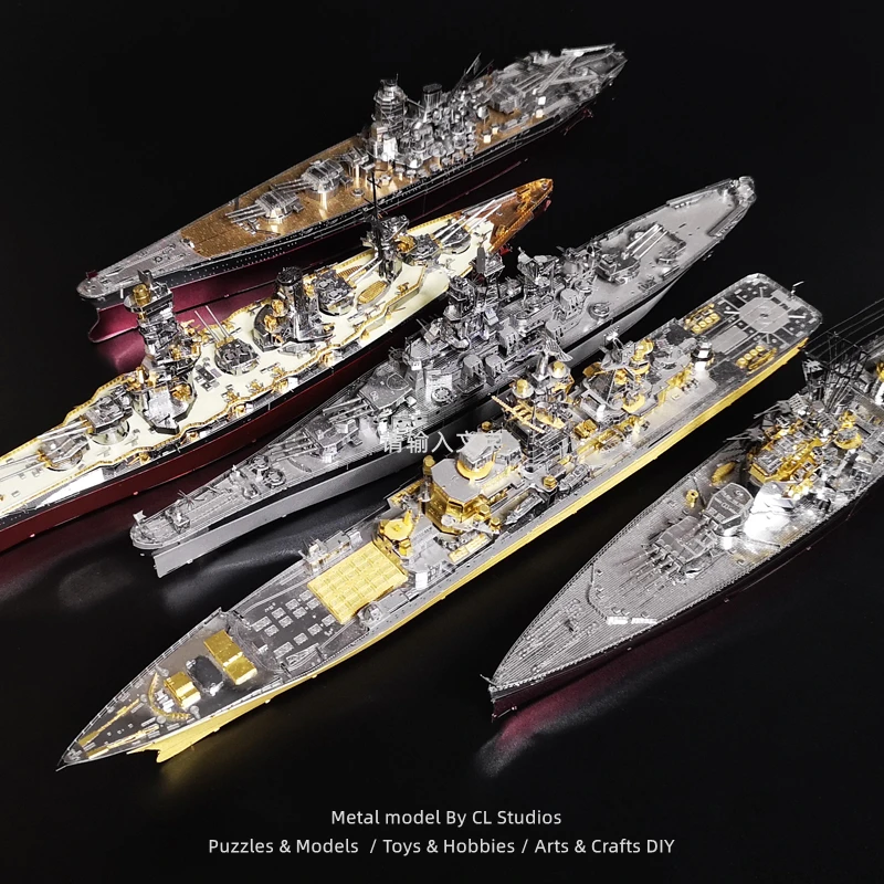Piececool Metal Assembly Model 3d Puzzles Toys Popular Military Ships ...