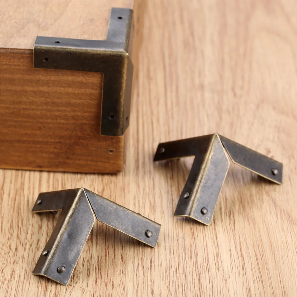 4pcs-Box-Corner-Protector-Antique-Bronze-Wooden-Jewelry-Gift-Wine-Box ...