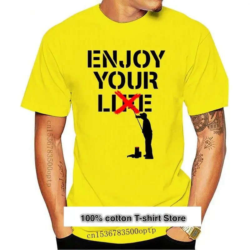 Camiseta-Enjoy-Your-Lie-Life-para-pintor-Banksy-arte-de-la-calle-de ...