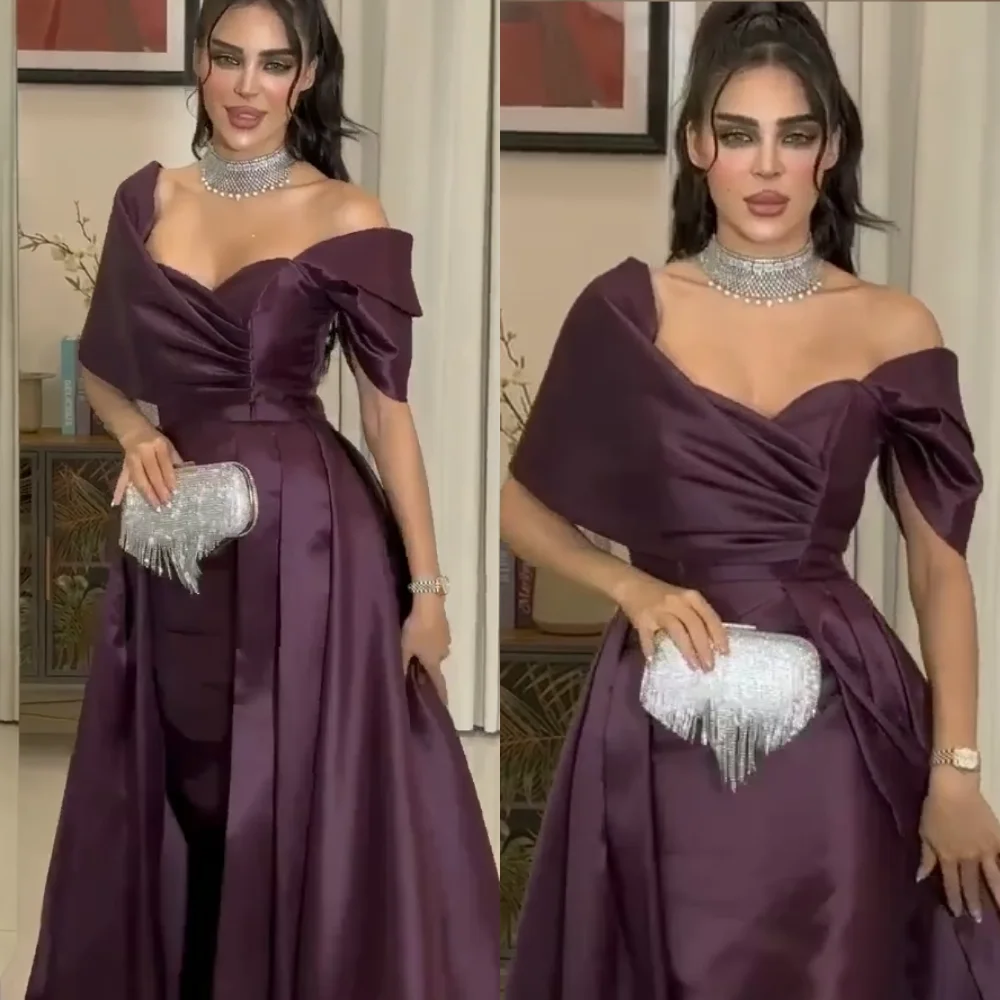 Exquisite-High-Quality-Off-the-shoulder-A-line-Floor-Length-Prom ...