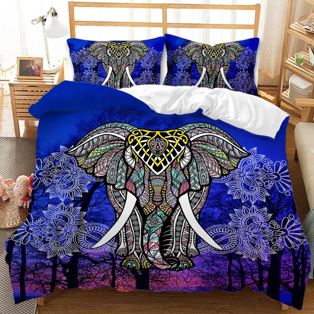 Home & Living Elephant Coloring Page Dovet Cover Sets Bedding Comforter ...