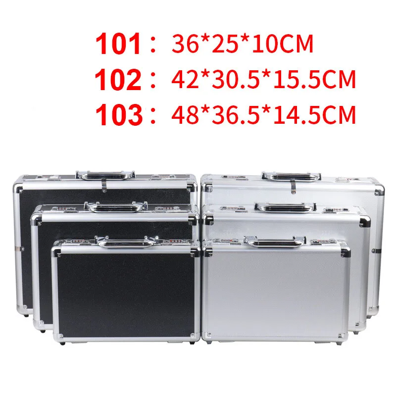 Portable Aluminum Tool Box Safety equipment Toolbox Instrument box ...