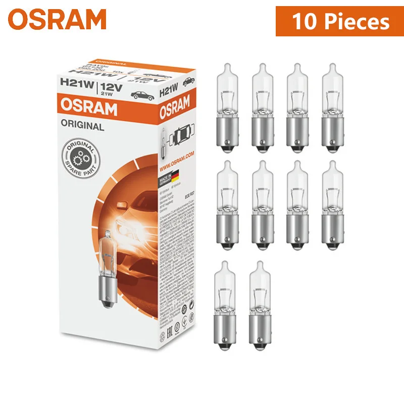 OSRAM 64136 H21W BAY9s 12V 21W Original Light Side Turn Signal Lamp ...