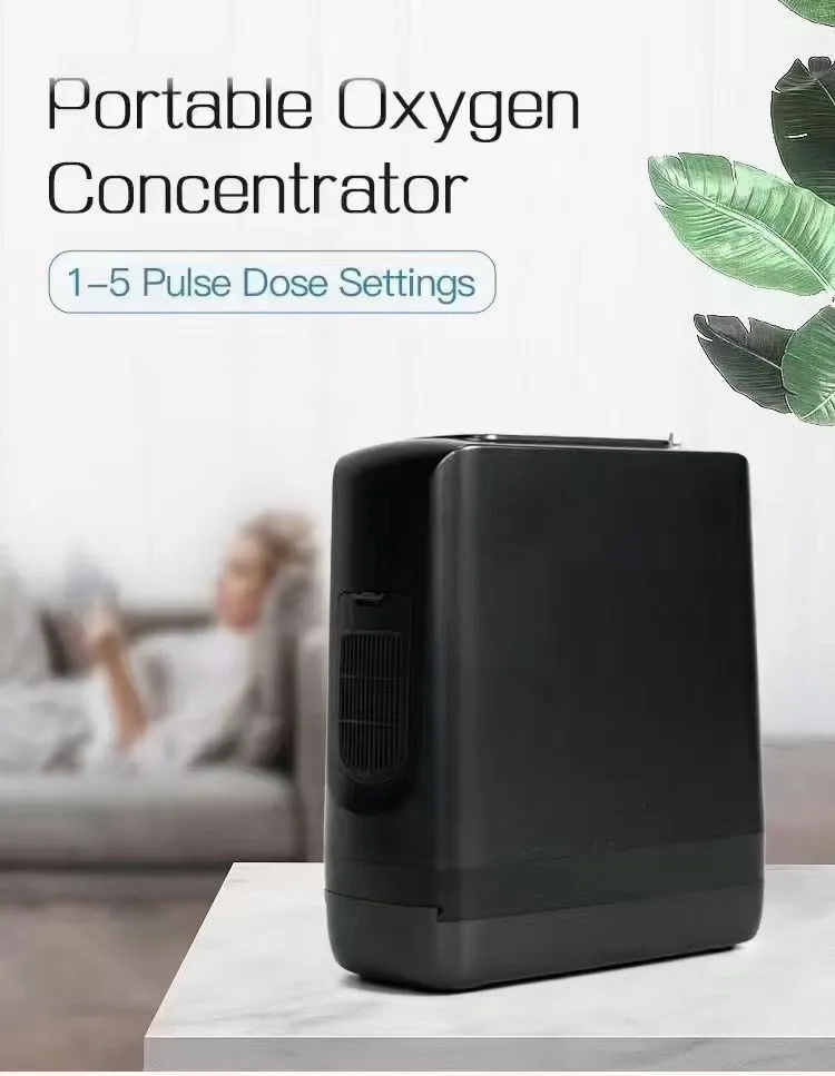 New Portable Oxygen Concentrator Hypoxic Patients Pulse Dose Delivery ...