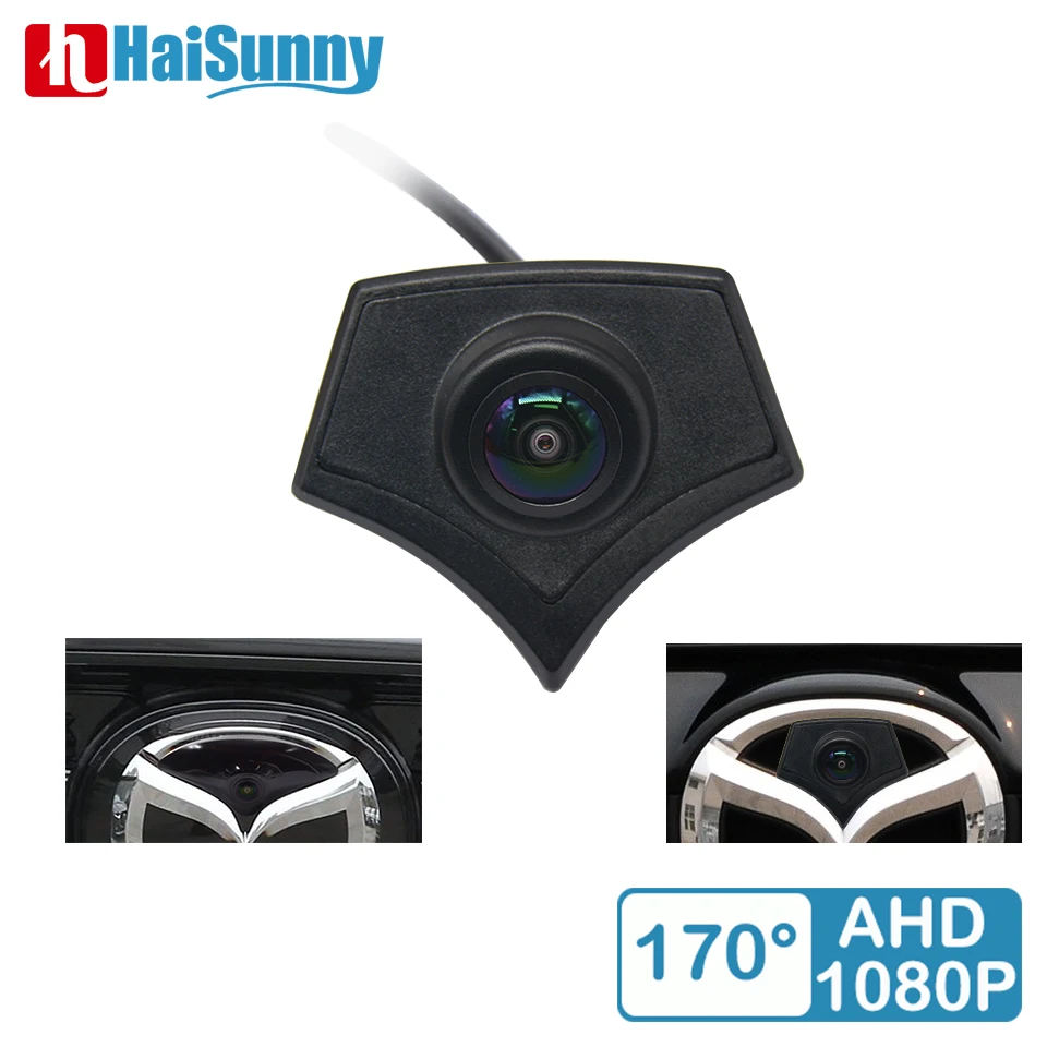 Ahd 1080p 170 ° Car Front View Logo Camera For Mazda 2 3 5 6 Cx-7 Cx-9 ...