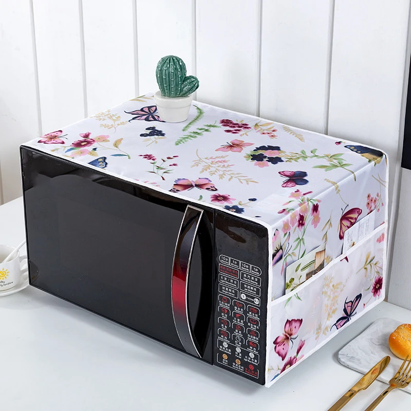 1pc-Microwave-Oven-Dust-Cover-Dustproof-Satin-Storage-Bag-Dust-Cloth ...