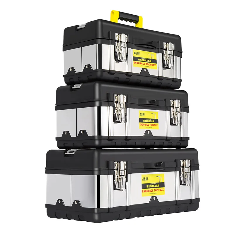 Stainless-Steel-Tools-Box-Waterproof-Hard-Case-Rigid-Empty-Waterproof ...