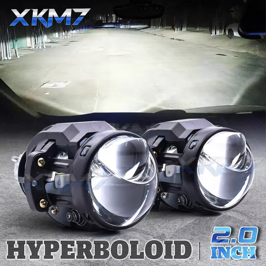 2 inch Mini Bi-led Lens Matrix Projector Lights Motorcycle Car Retrofit ...
