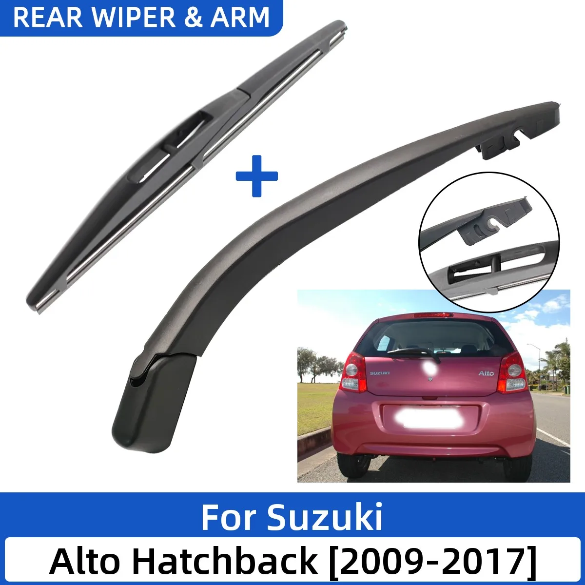 2PCS-Car-Rear-Wiper-Blade-and-Arm-Fit-for-Suzuki-Alto-Hatchback-2009 ...