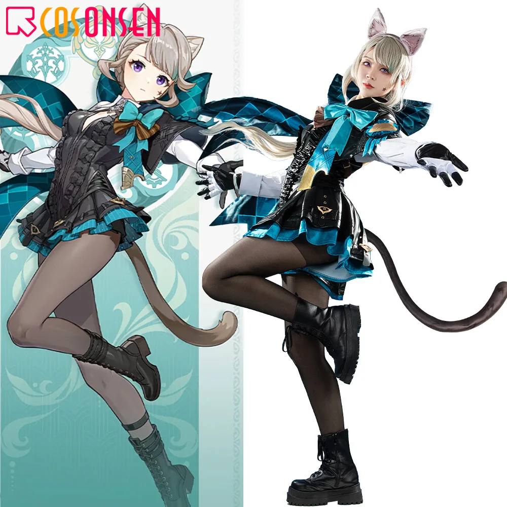 Lynette-Cosplay-Genshin-Impact-Cosplay-Costume-Fontaine-Leather-Uniform ...