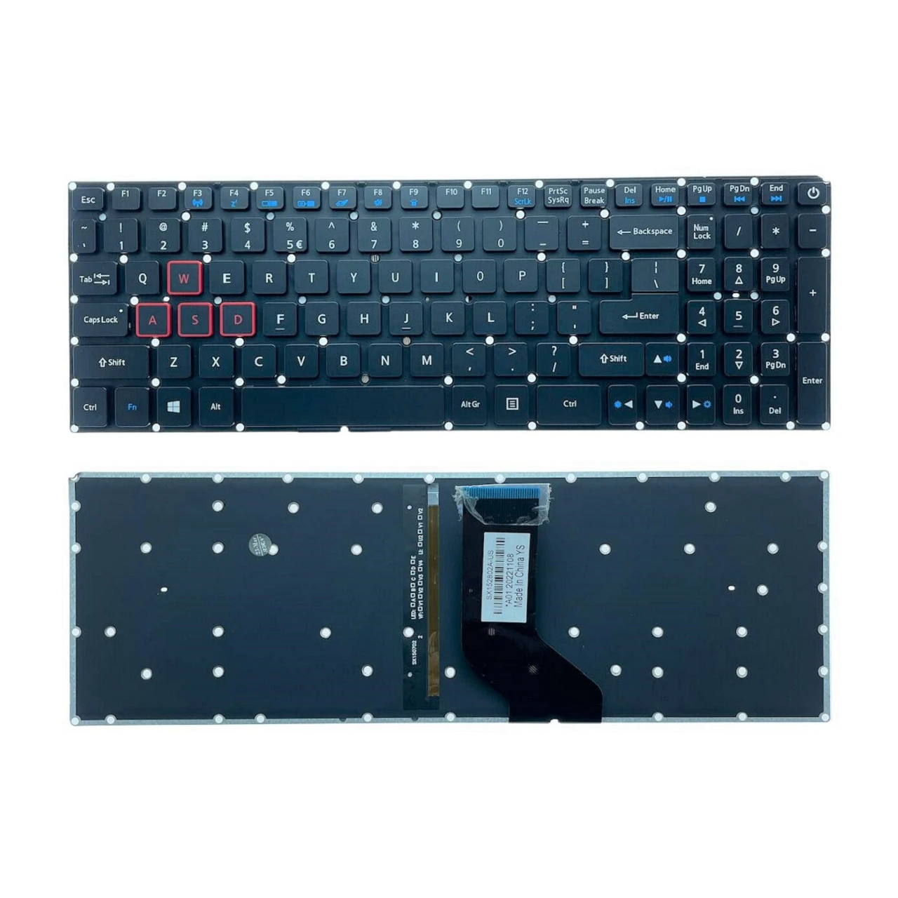 New US Laptop Backlit Keyboard For Acer Aspire VX 15 VX15 VX5 591G VX5 ...
