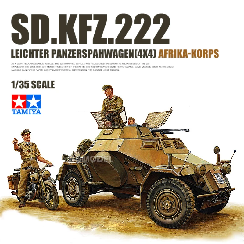 TAMIYA-assembled-tank-model-kit-35286-German-Sd-kfz-222-wheeled-armored ...