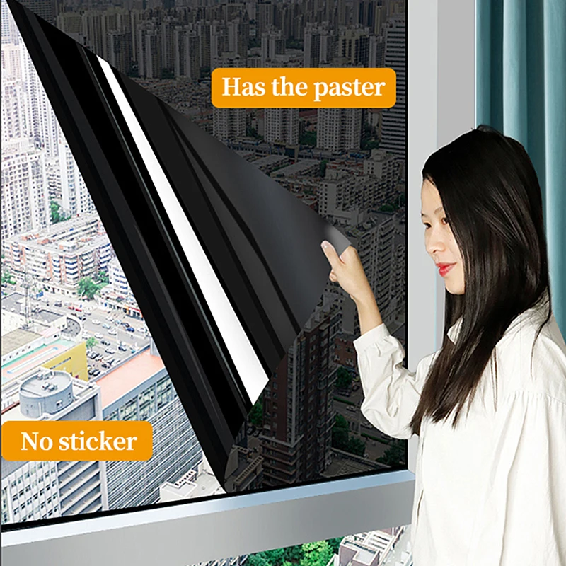 Household-Windows-with-Glass-Film-Sun-Protection-and-Insulation-Film-UV ...