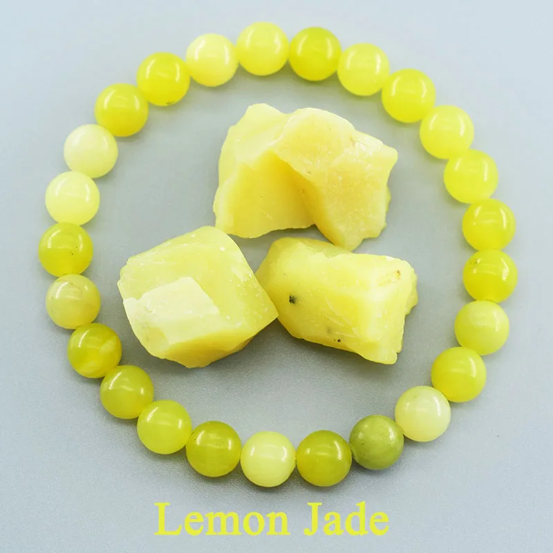 Natural-Lemon-Jades-Bracelet-Natural-Yellow-Stone-Beads-Bracelets-for ...