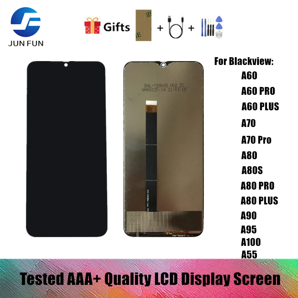 Original LCD For Blackview A60 A90 Display Touch Screen Replacement Parts For A70 A80 Pro LCD ...