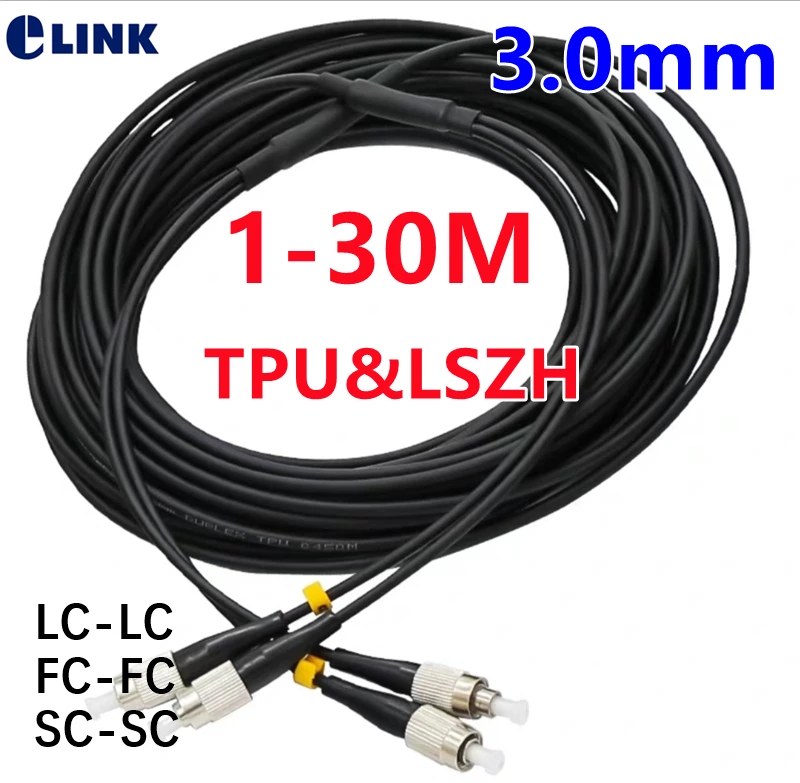 30mtr Armored Fiber Optic Patch Lead Waterproof Lc-lc Sc-sc Fc-fc 2 ...