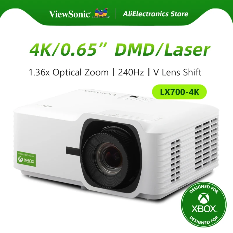 Viewsonic-4K-Laser-Projector-LX700-4K-0-65-DMD-3840x2160-For-Xbox-1440P ...