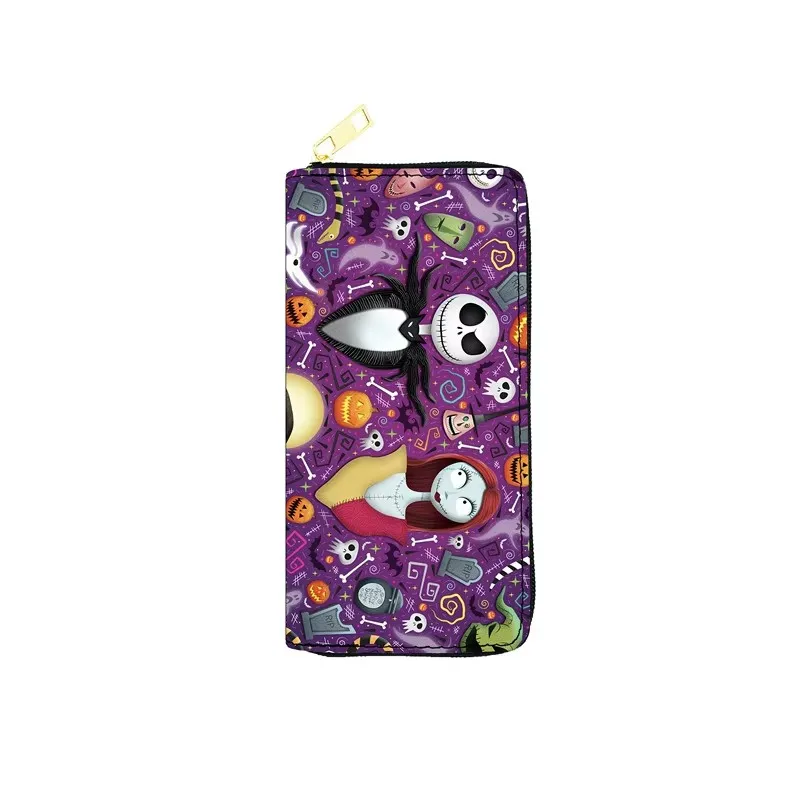 Disney The Nightmare Before Christmas Wallet Jack Skellington Cartoon ...