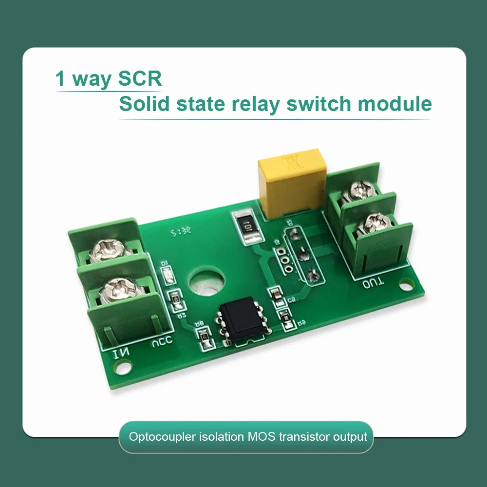 Ziqqucu 1 Way SCR Solid State Relay Switch Module Optocoupler Isolation ...