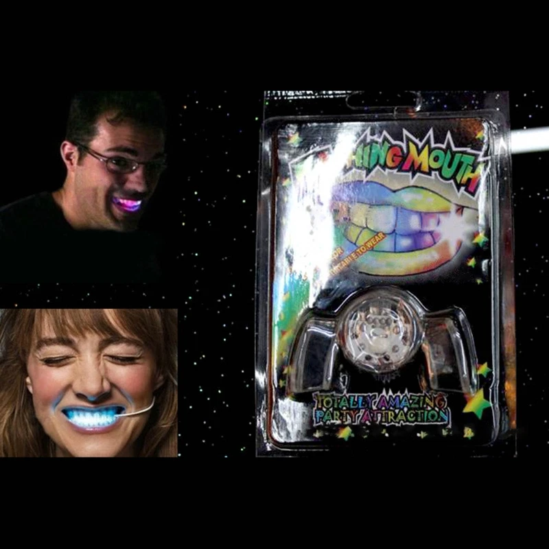 Party-Glow-in-the-dark-Props-Novelty-Flash-Brace-Dental-Guard-LED-Light ...