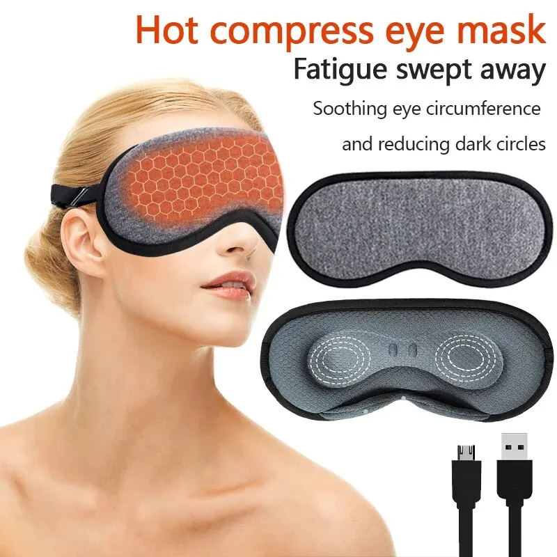 USB-Steam-Eye-Mask-Electric-Heating-Hot-Compress-Intelligent-Heating ...