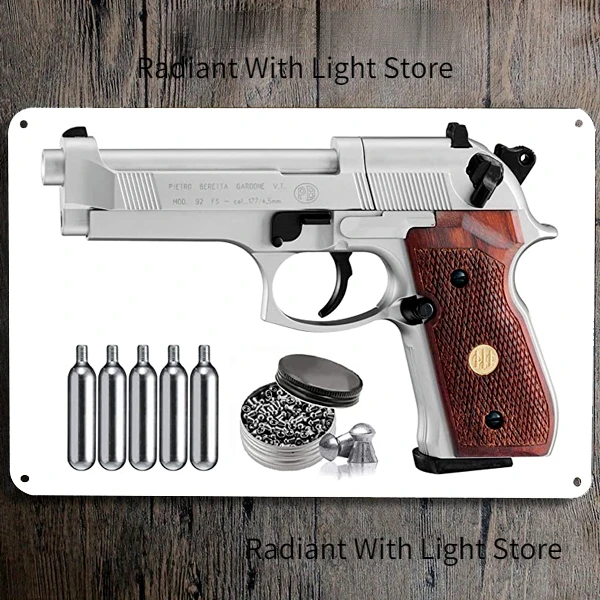 Beretta-M92FS-Air-Gun-with-5x12-CO2-Tanks-and-500CT-Lead-Pellets-Packet ...