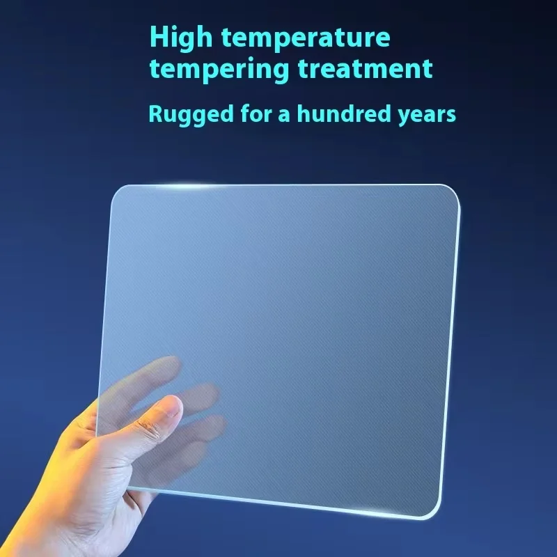 Tempered-Glass-Gaming-Mouse-Pad-Waterproof-High-Precision-Speed-Clear ...