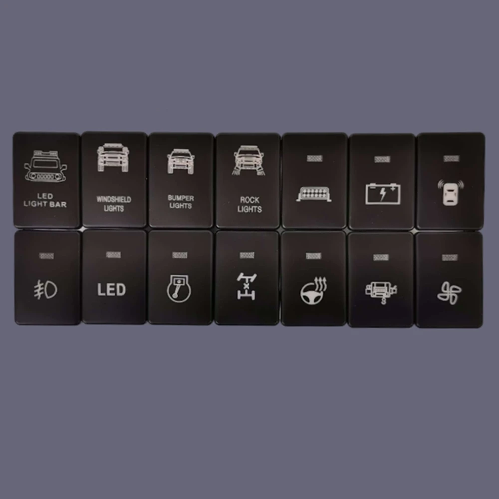 Car Led DRL fog Light headlight spotlight differential diff lock radar ...