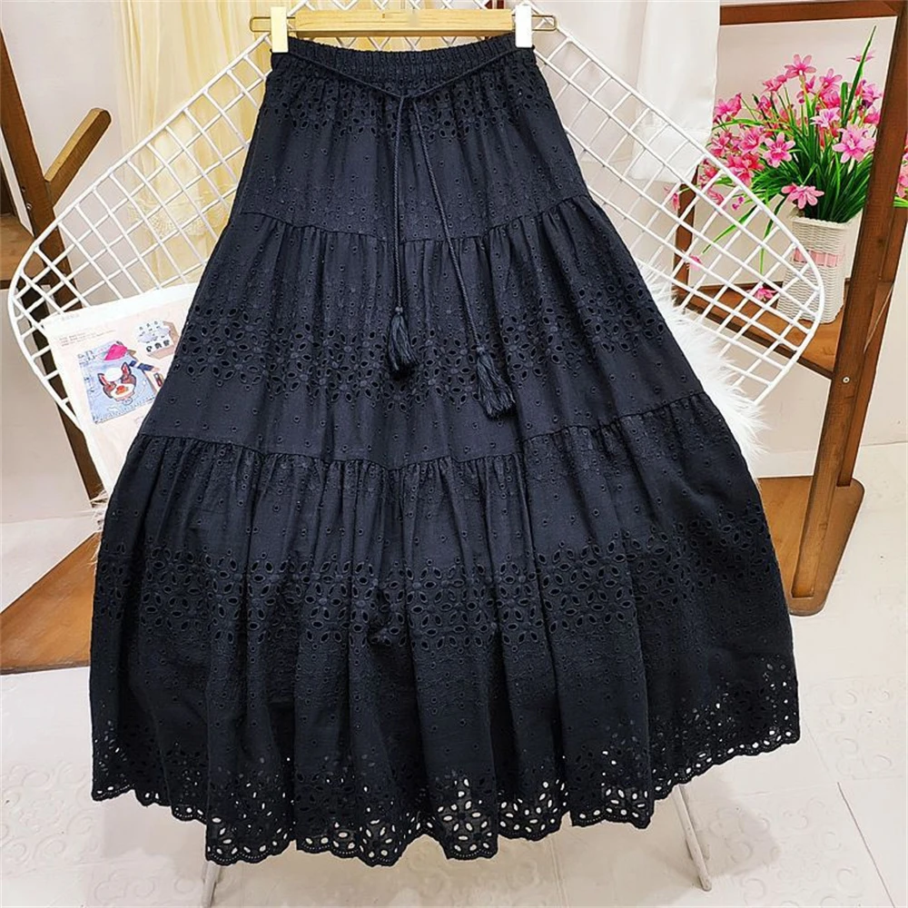 Korean-Fashion-Clothing-Streetwear-New-Summer-Long-Skirts-for-Women ...