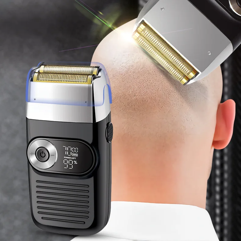 Bald-push-product-USB-rechargeable-shaved-shaver-shaved-head-machine ...