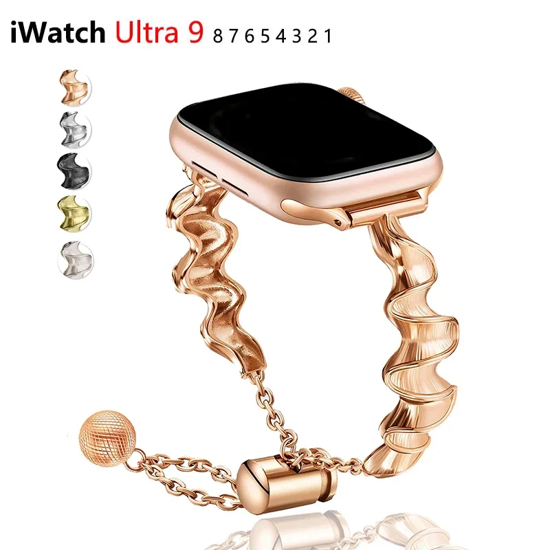Jewelry Strap for Apple Watch Band Ultra 49mm 41mm 38 40mm 42 44 45mm ...