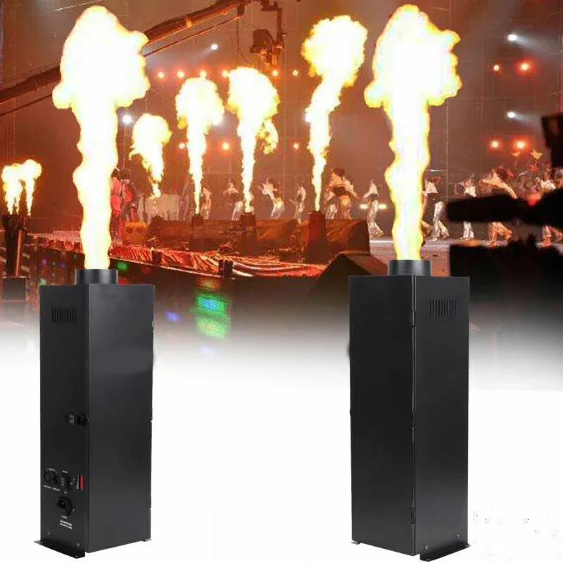 1-2Pack-200W-DMX-Fire-Thrower-Flame-Effect-Projector-Machine-Stage-Show ...