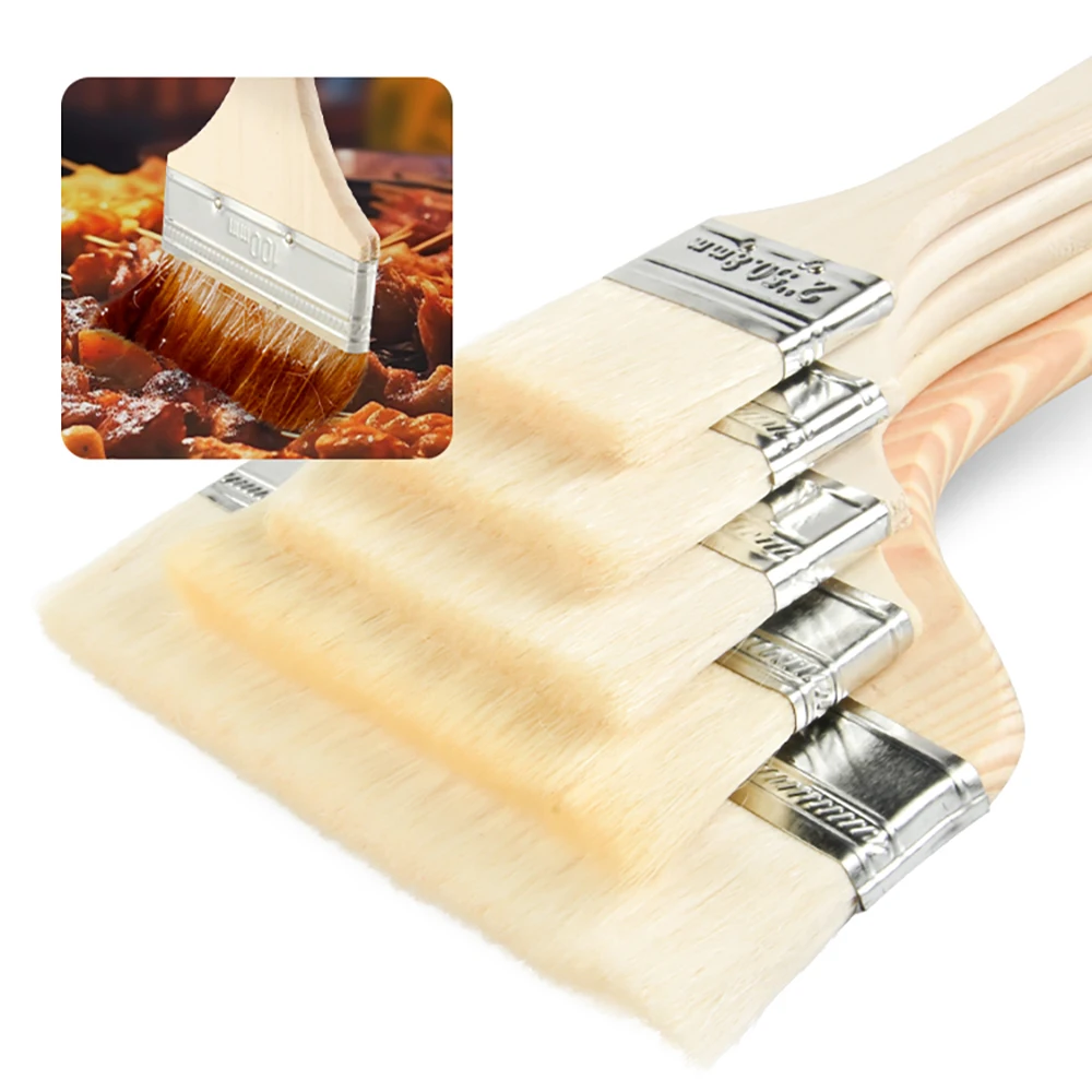 Oil-Brush-Baking-Barbecue-Accessories-Camping-BBQ-Soft-Wool-Brushes ...