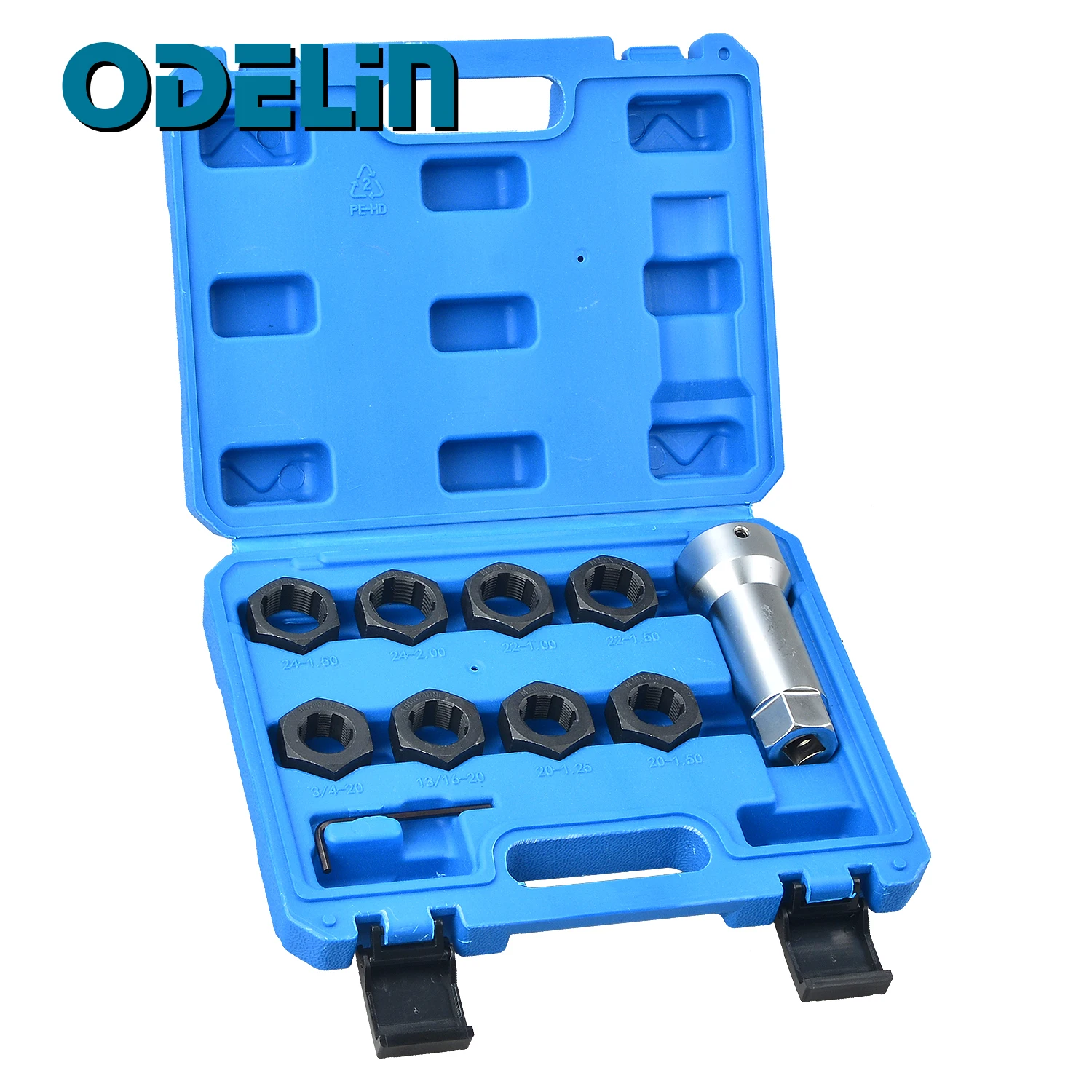 10pcs-Axle-Spindle-Thread-Repair-automotive-Tools-Kit-Thread-M20-M22 ...