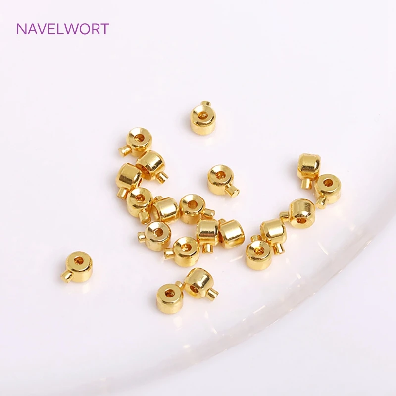 14K-Gold-Plated-Ball-End-Cap-for-Memory-Wire-DIY-Jewelry-Bracelet ...