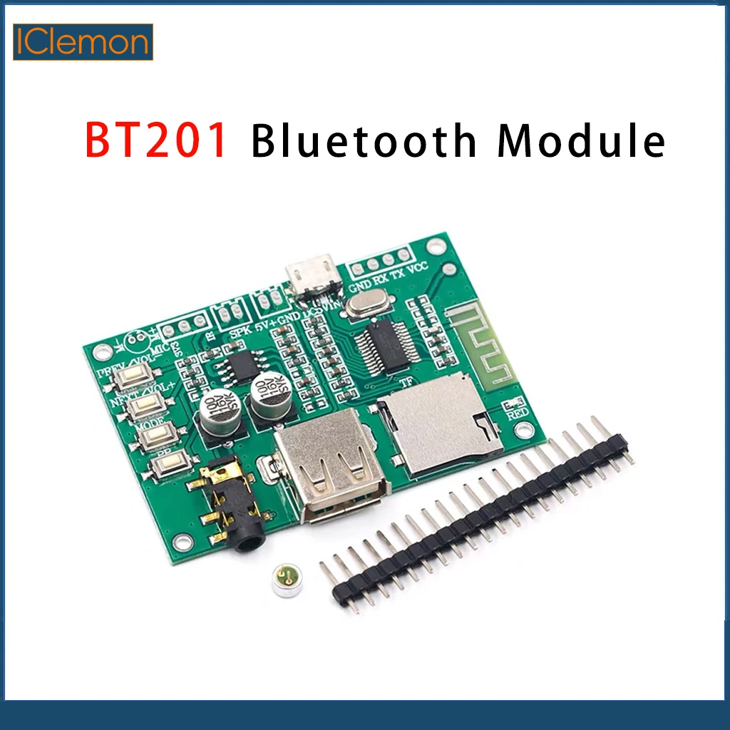1-5PCS-BT201-Bluetooth-Module-Dual-Mode-5-0-Lossless-Audio-Power ...