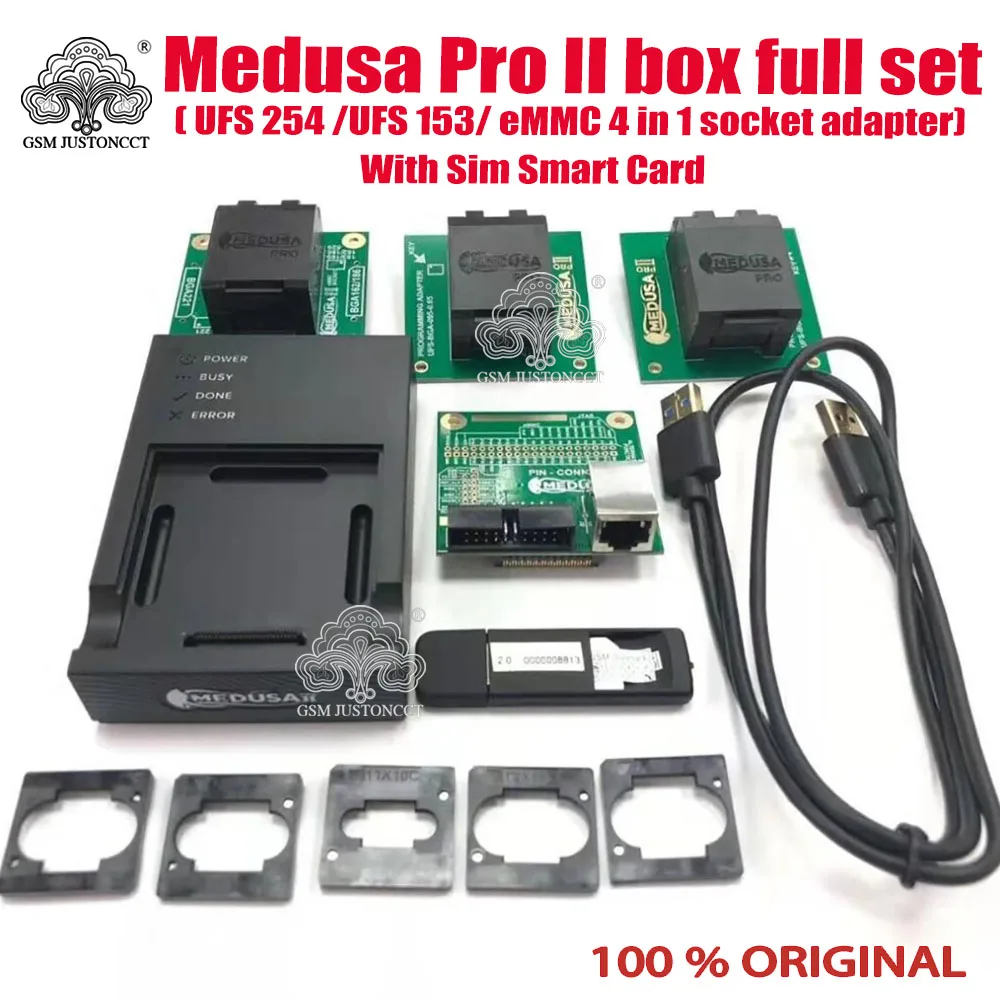 2022-Newest-Original-Medusa-Pro-II-BOX-Full-Set-eMMC-4-In-1-Socket-UFS ...