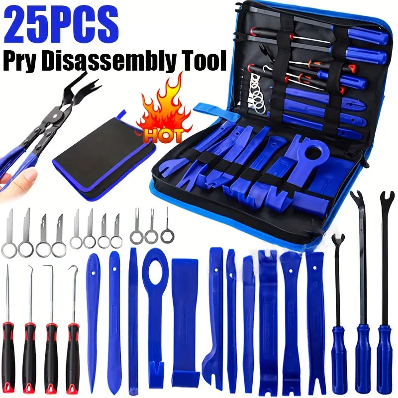 25pcs-Hand-Tool-Set-Pry-Disassembly-Tool-Interior-Door-Clip-Panel-Trim ...