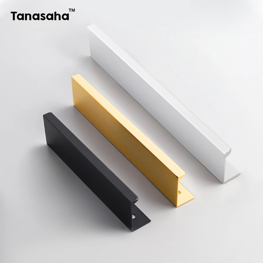 Hidden-Handles-Black-Long-Kitchen-Cupboard-Pulls-Aluminum-Alloy ...