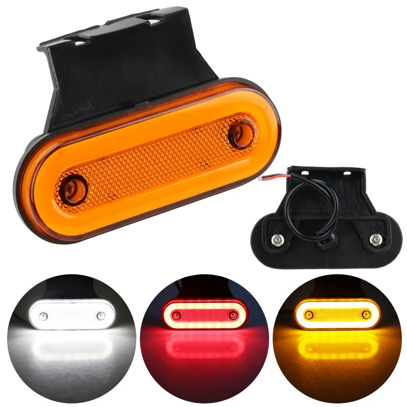 Trucks LED Side Lights 24V Marker Lamp Rear Indicator Lights Universal ...